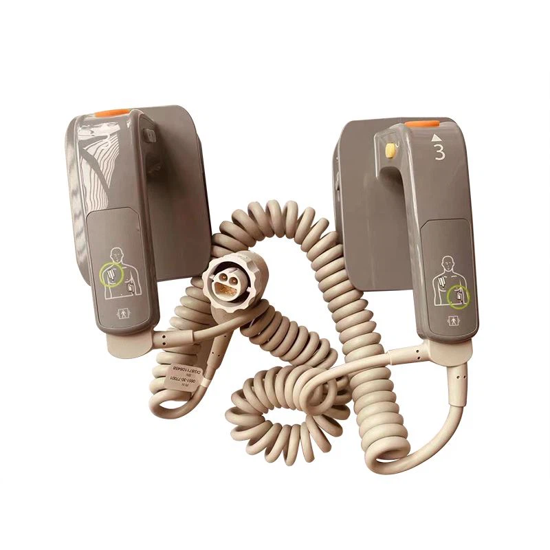 Palas externas originales del desfibrilador D6 / D3 de Mindray con cables 0651-30-77001 ...
